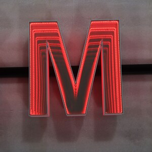 Infinity Mirror LED Channel Letters With Customizable Letters & Numbers ...