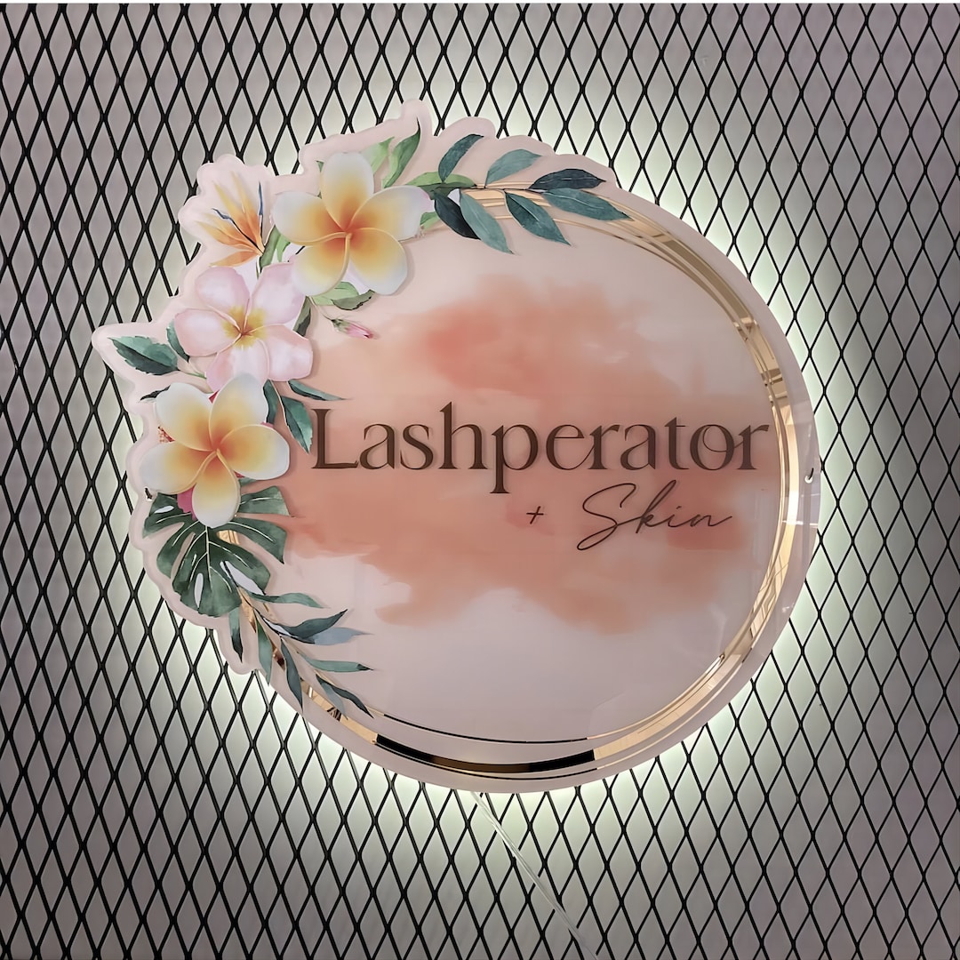 Backlit Acrylic Sign | Custom Led Backlit Logo Sign | LED Business Sign ...