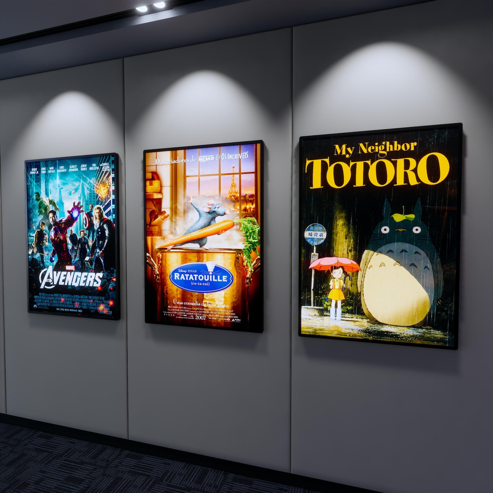 Movie Poster LED Light Box - Custom Illuminated Frame for Cinematic ...