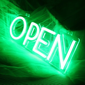 Open Business Led Neon Sign| LED Open Signultra Bright Lighted Sign ...