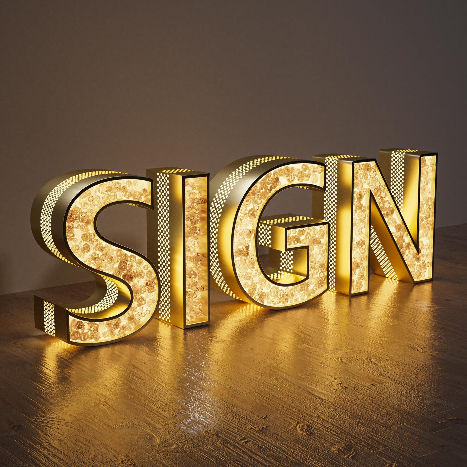 Glowing Business Sign - Custom 3D Illuminated Letters for Storefronts ...