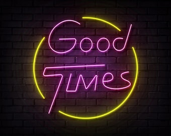 Good Time Neon Sign - Etsy