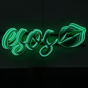 Personalized Infinity Mirror LED Channel Letters,customizable 3D ...