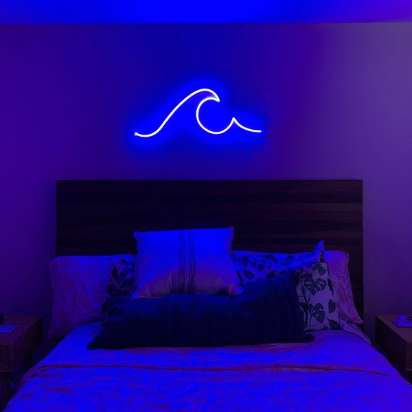 Led Wave Neon Light - Etsy