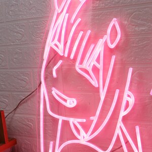 Custom Kawakami Anime Neon Sign, Neon Sign Wall Decor, Neon Sign Anime ...