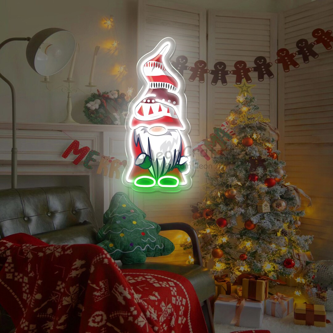 Santa Claus Neon Sign Custom Christmas Neon Light Light - Etsy