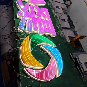 Infinity Mirror LED Wall Sign - Custom Glowing Bedroom Decor ...