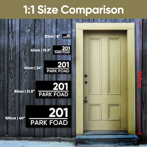 Custom House Number Sign,led Number Box,personalized Address Plaque ...