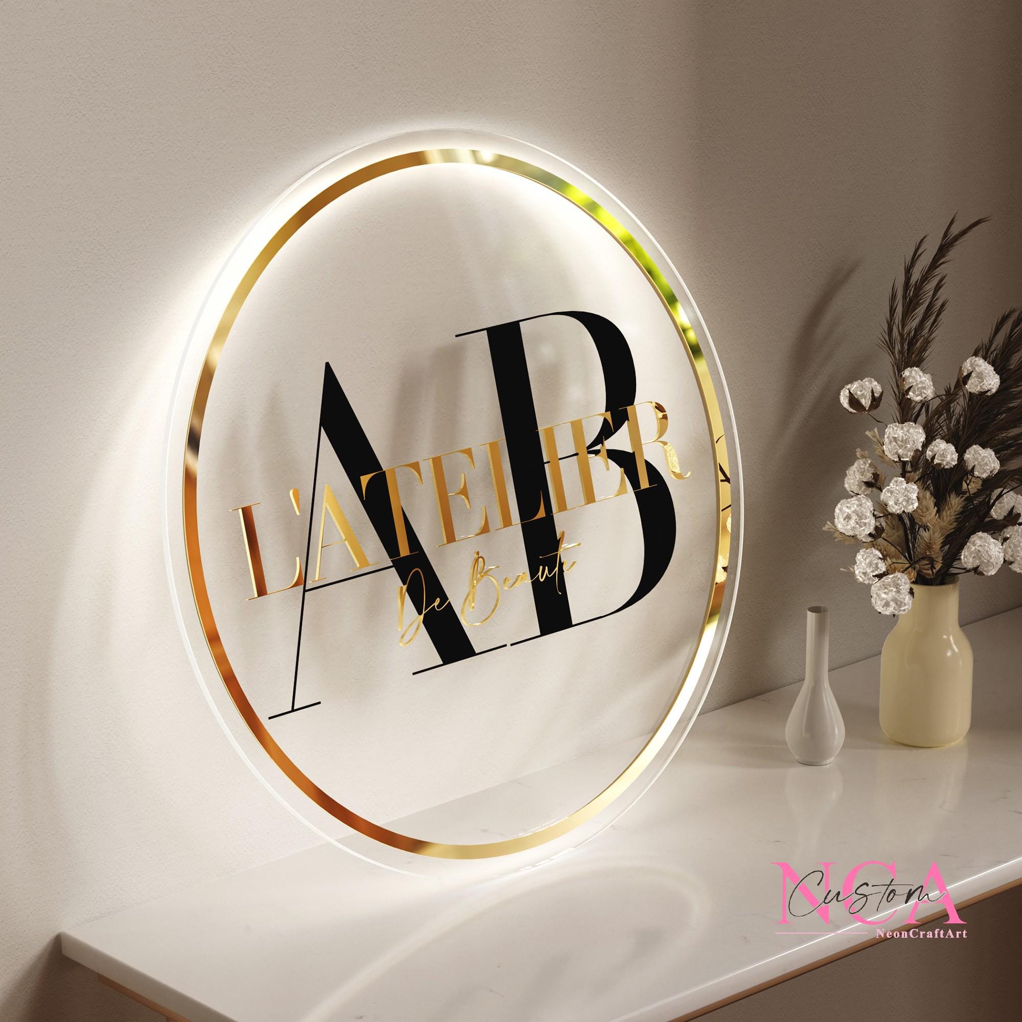 Letrero comercial iluminado en 3D / Letrero personalizado para ...