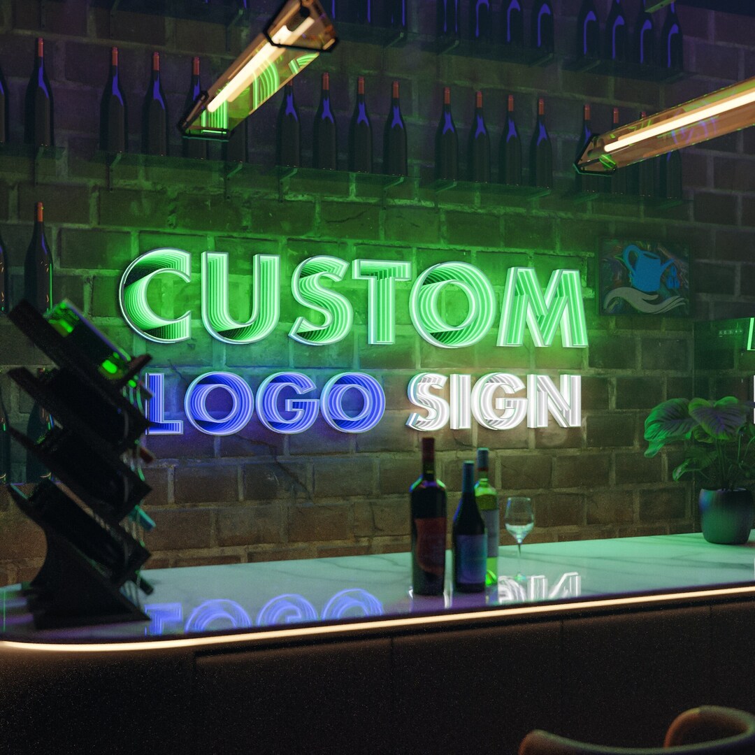 Custom Infinity Mirror Logo Sign,infinty Letter Signage,personalized ...