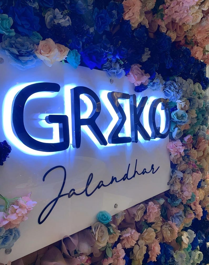 Custom Light up Logo Sign,custom 3D Backlit Sign, Laser Cut Signboard ...