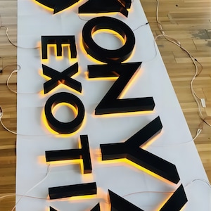 LED Backlit Sign | Custom Illuminated Sign | Personalized Logo Sign ...