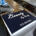 Custom Light Box Logo Sign, Handcrafted Business Name Plaque, LED ...