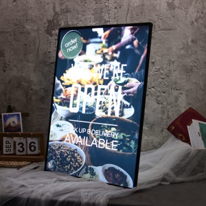 Custom Movie Poster LED Light Box | Light Box Advertising | Photo ...