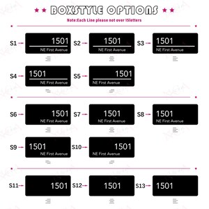 LED Backlit House Number, Light up House Numbers, Custom Illuminated LED House Sign,address Sign ...