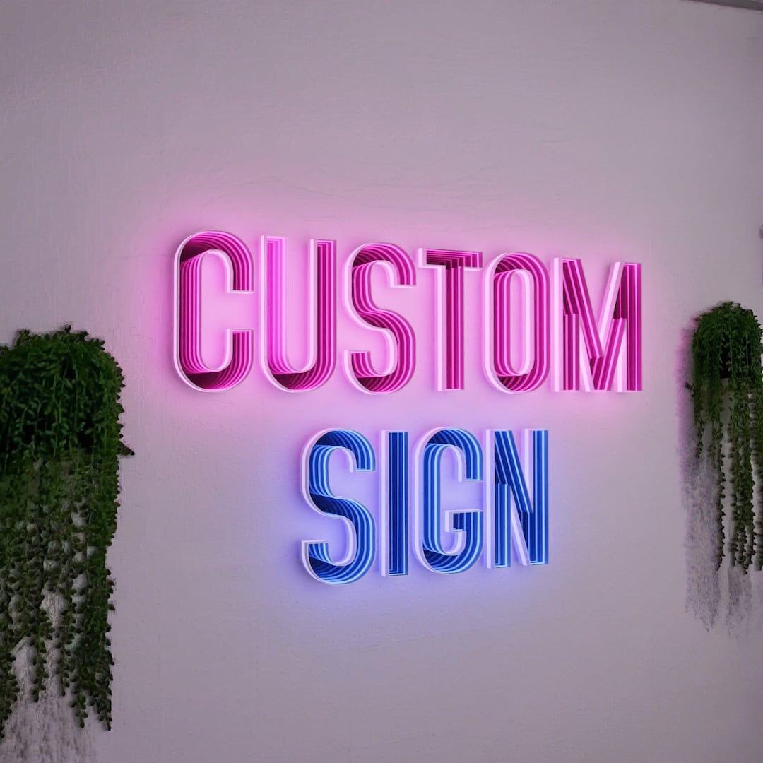 Infinity Mirror LED Channel Letters With Customizable Letters & Numbers ...