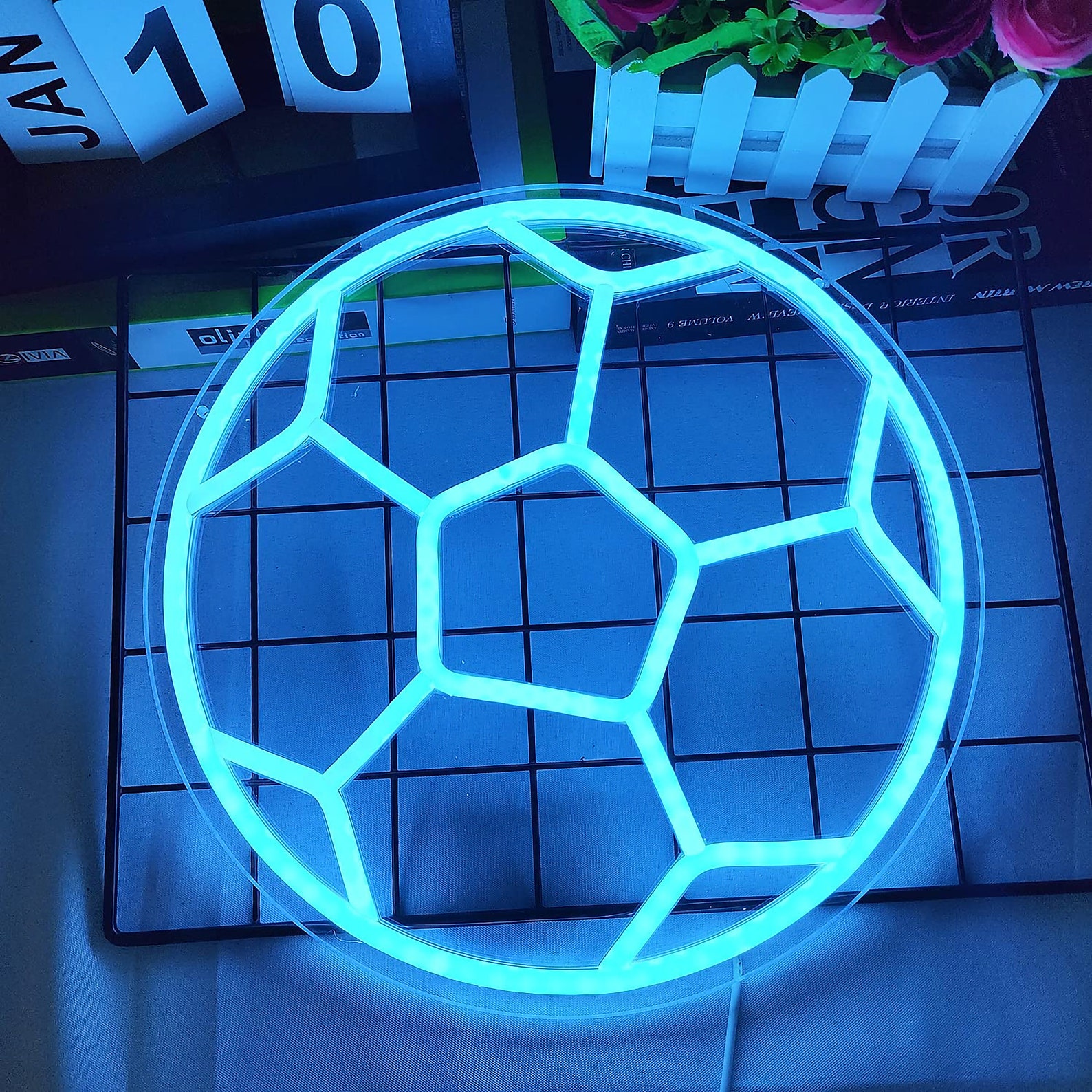 Soccer Neon Sign for Bedroom Neon Soccer Ball Sign Soccer Neon - Etsy