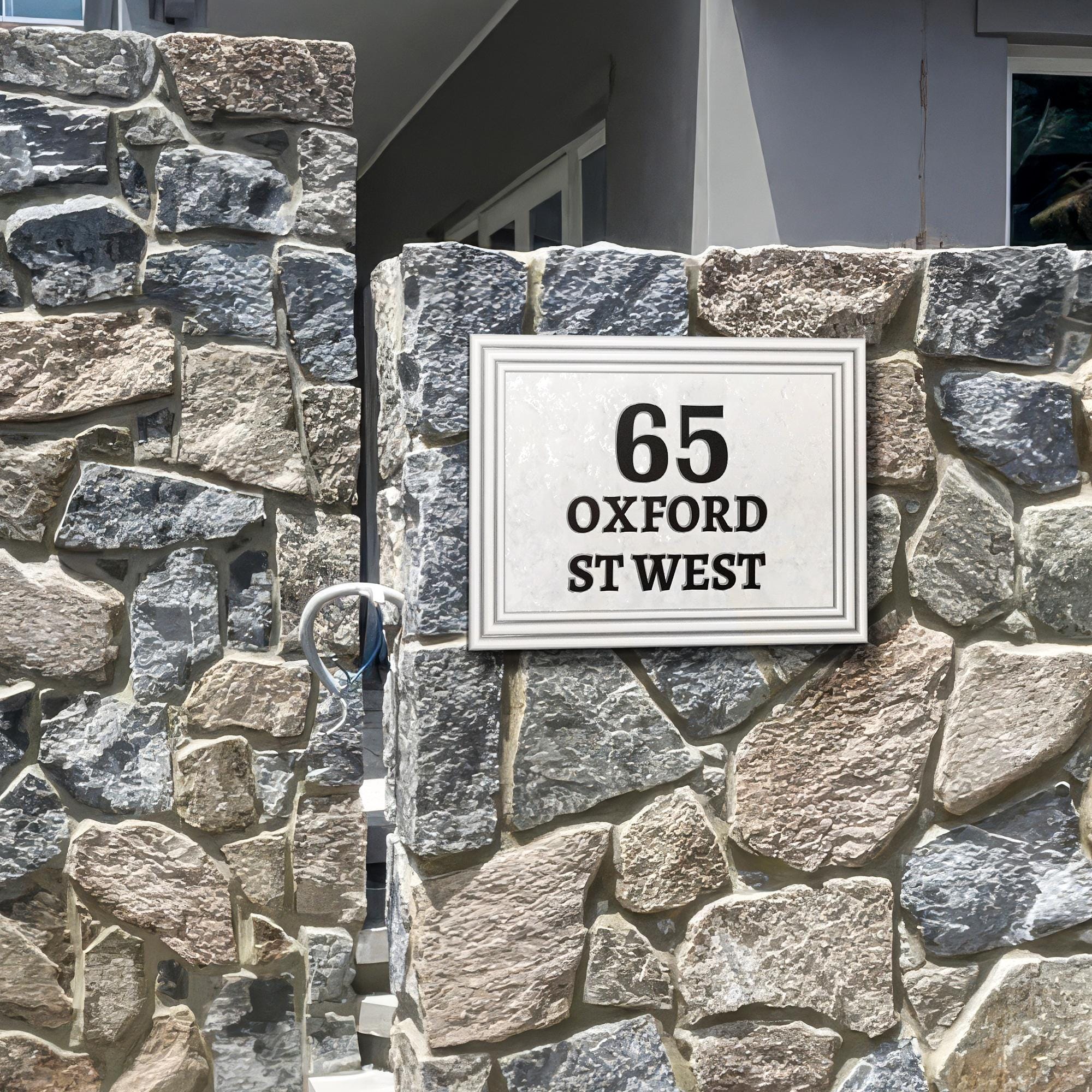 Custom Metal House Number,modern House Number,metal Address Number ...