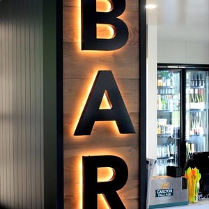 Custom Light up Logo Sign,custom 3D Backlit Sign, Laser Cut Signboard ...