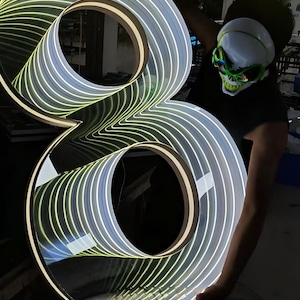 Infinity Mirror LED Channel Letters With Customizable Letters & Numbers ...