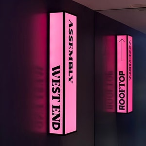 Custom Business Light Box Signboard,custom LED Acrylic Light Box ...