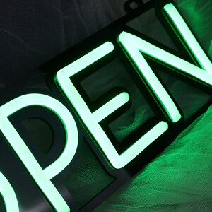 Business Open Sign With Remote,led Neon Open Sign-ideal for Your ...
