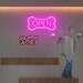 Open Neon Sign With Dog Bone, Pet Shop Open Sign, Open Sign for ...