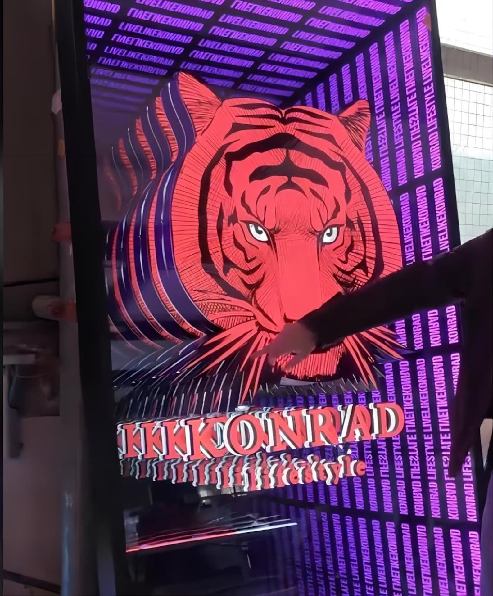 Custom Led Infinity Mirror,led 3D Logo Sign,neon Mirror ...