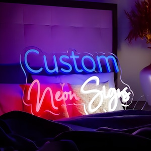 Custom Name Neon Sign,light up Name Sign,custom Neon Sign Name for Kids ...