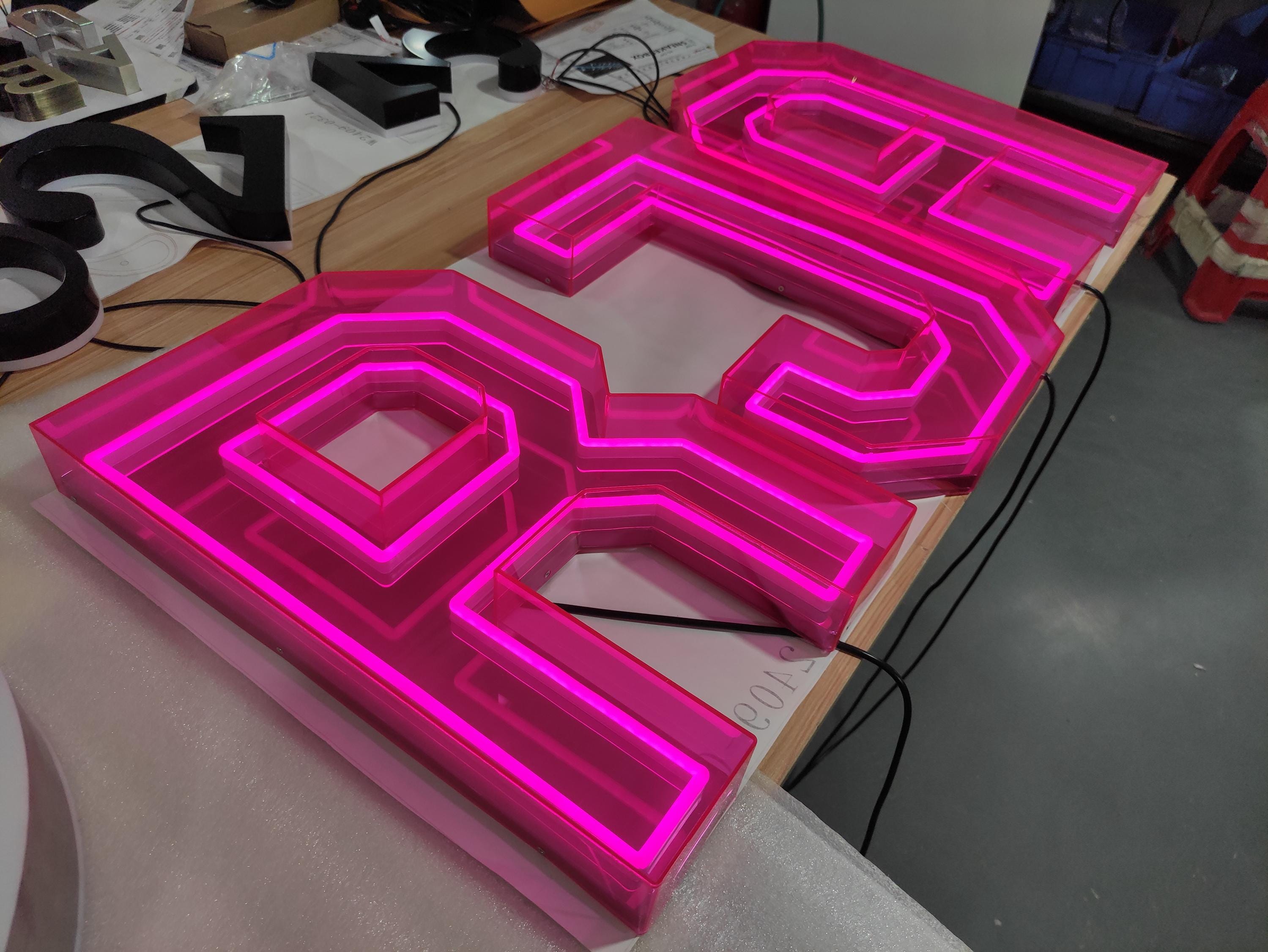 Custom 3D Metal Acrylic Channel Letter Signs,custom Bar Sign ...
