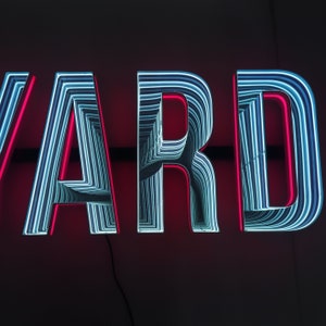 Personalized Infinity Mirror LED Channel Letters,customizable 3D ...