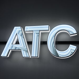 Custom 3D Infinity Mirror Letters&numbers,custom Infinity Mirror Logo ...