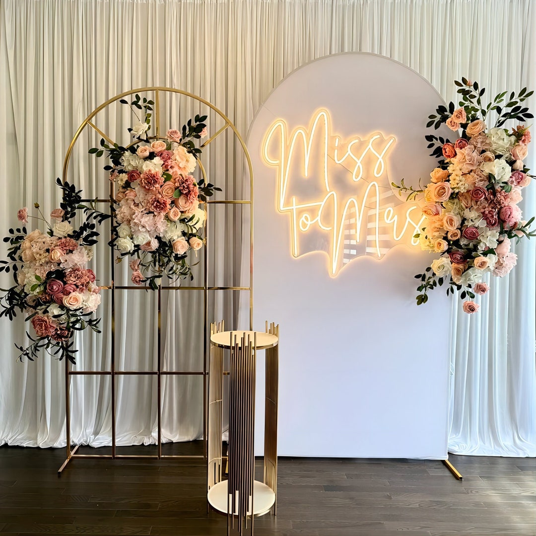 Miss to Mrs Neon Sign,miss to Mrs Neon Sign for Wedding Wall Decor ...