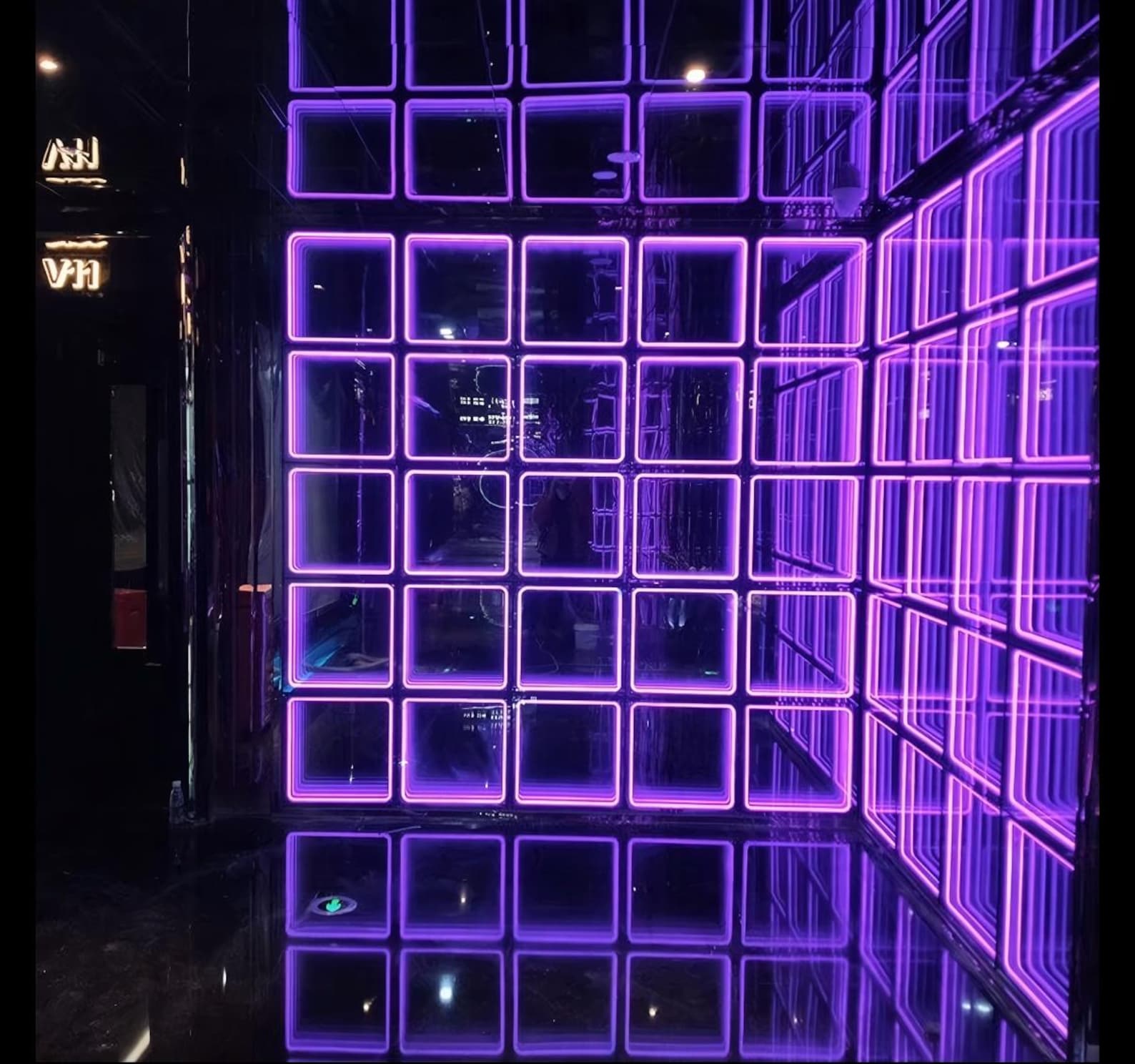 Infinity Mirror LED Wall Sign - Custom Glowing Bedroom Decor ...