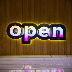 Custom 3D Open Infinity Neon Mirror,custom Infinity Mirror Led Light ...