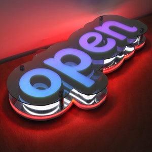 Custom 3D Open Infinity Neon Mirror,custom Infinity Mirror Led Light ...