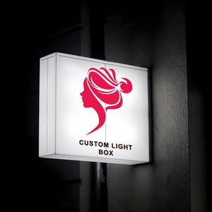 Custom Outdoor Wall Hanging Light Box,advertising Sign,customized Light ...