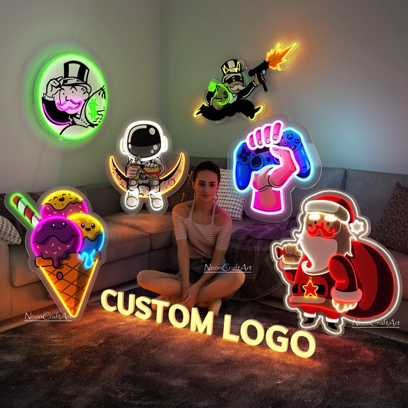 Christmas Neon Signs 24 - Etsy