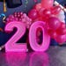 Custom Neon Glowing Letters - Marquee Party Event Sign Custom Decor ...