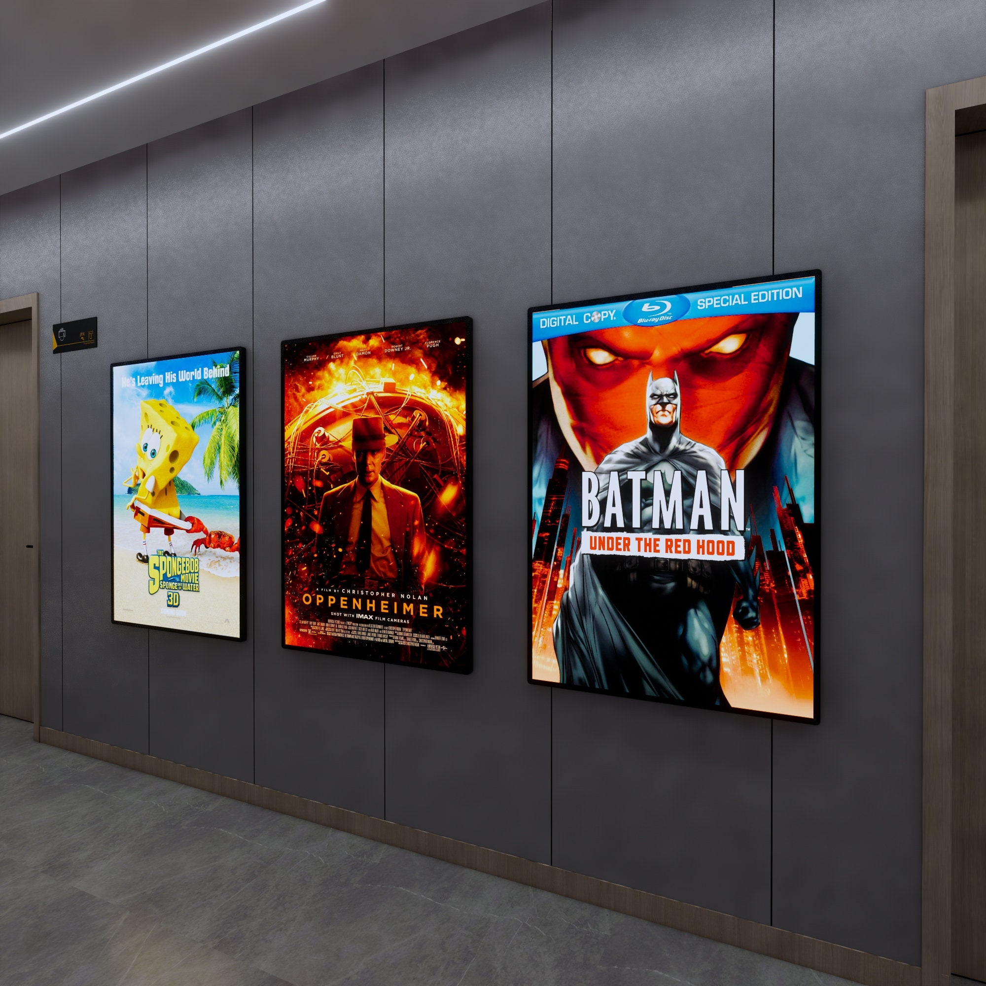 Led Poster Frame Light Box,custom Ultra-thin LED Light,custom Movie ...