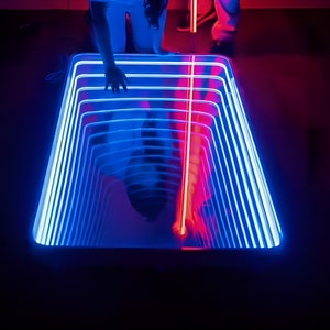 Infinity Mirror Logo,personalized Mirror Wall Decor,custom Infinity ...