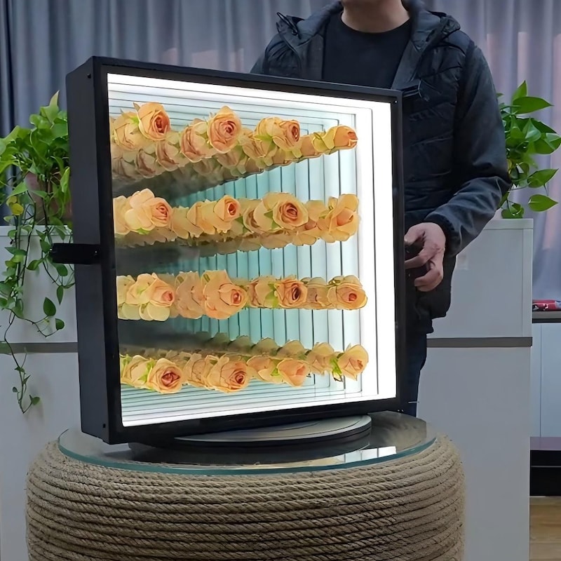 Infinity Mirror Table - Etsy