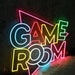 Game Room Neon Sign, LED Sign for Game Room Decoration, Wall Art Neon ...