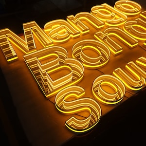 Custom Infinity Mirror LED Track Channel Letters (letters & Numbers ...