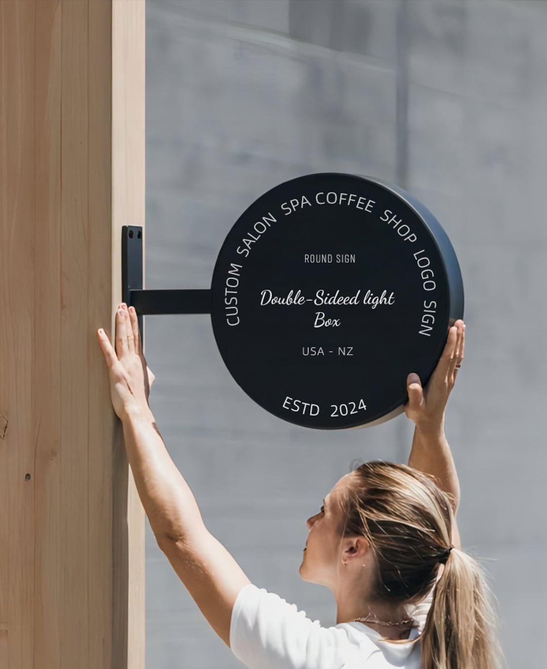 Led Light Box,double Sided Light Box Signage,illuminated Blade Sign ...