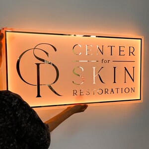 Custom Shop Signage for Office Decor,custom LED Logo Sign,custom 3D LED ...