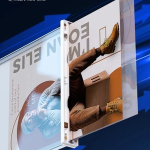 Custom Desktop LED Light Box Poster Frame, Custom Restaurant Desktop ...