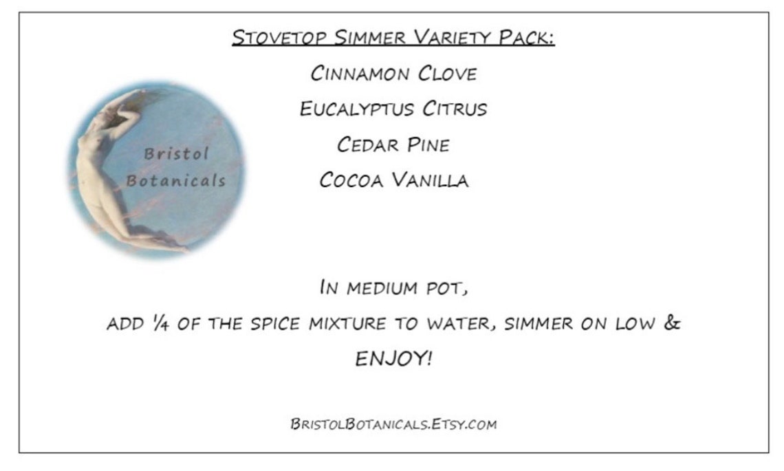 Simmering Spices Variety Pack - Etsy