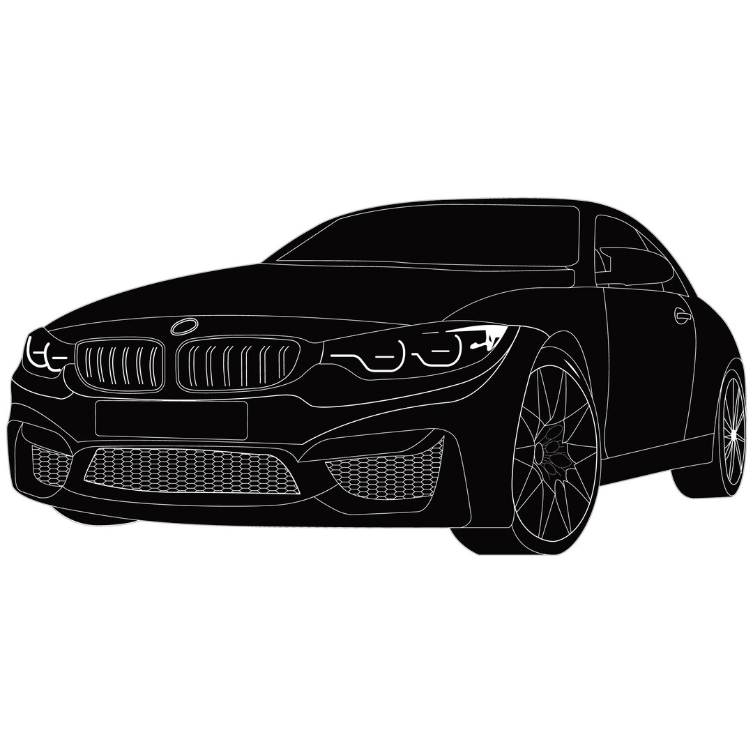 Car Vector Circuit Svg Png Eps Cdr - Etsy
