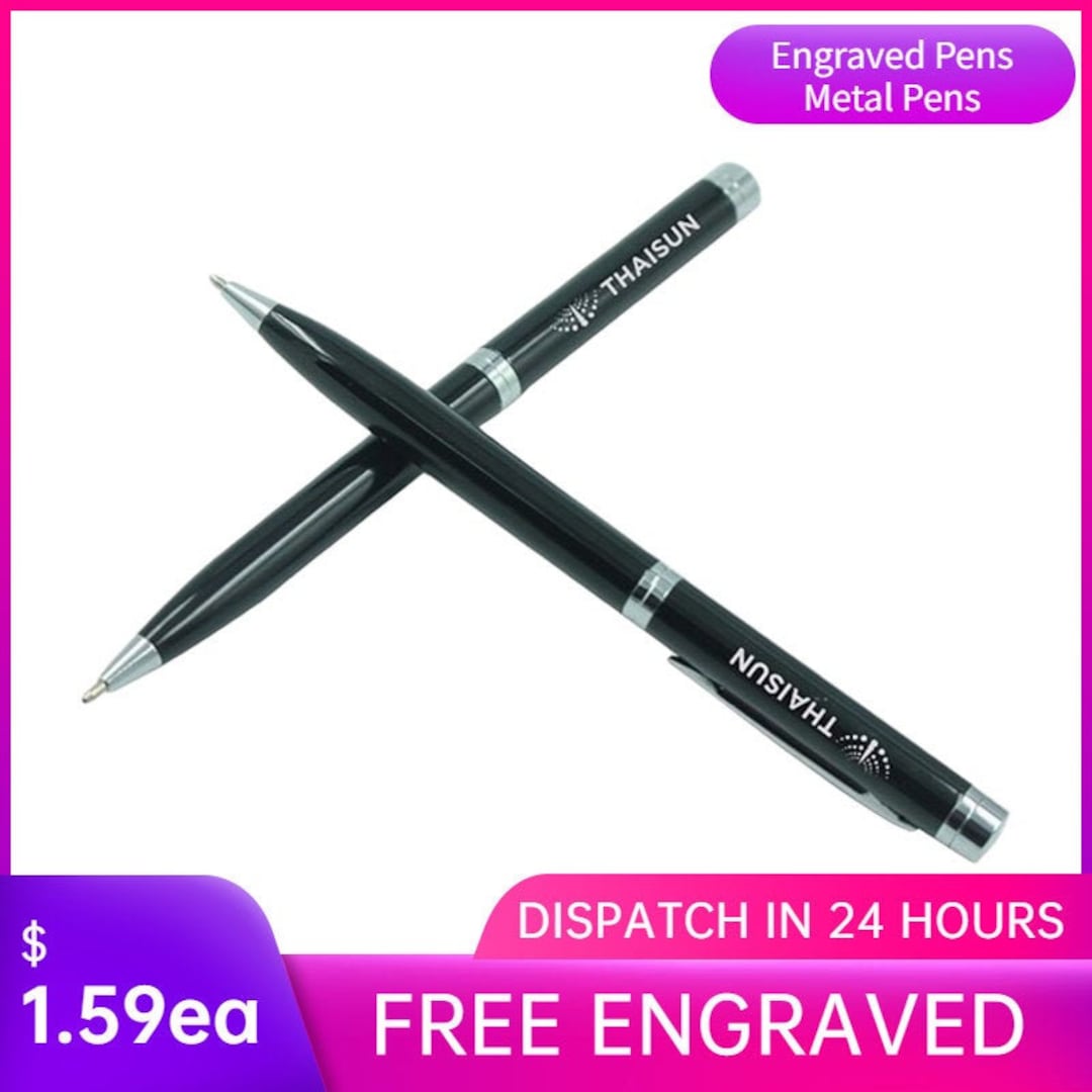 Bulk Personalised Engraved Pen, Custom Engraved Pen, Custom Engraved ...
